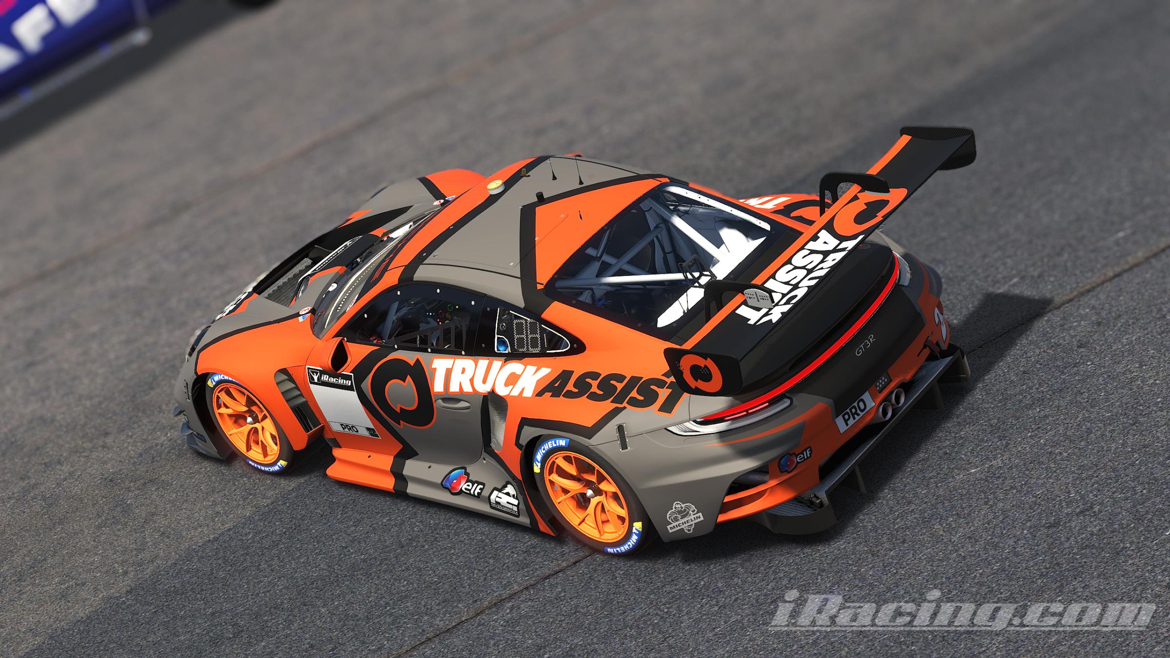 TruckAssist Porsche 992r GT3 v3G 2023 by Doyle Lowrance - Trading Paints
