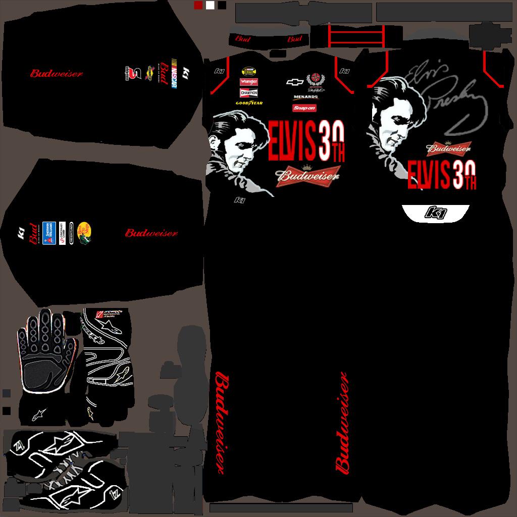 2007 Dale Earnhardt Jr Elvis 30th Budweiser K1 Suit by Dylan Martens ...