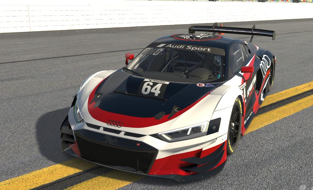 Audi R8 Spartan eRacing Paint by Matt Wolf - Trading Paints