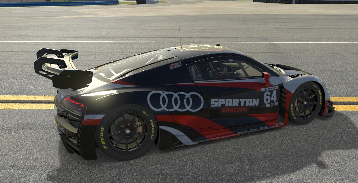Audi R8 Spartan eRacing Paint by Matt Wolf - Trading Paints