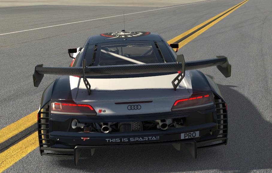 Audi R8 Spartan eRacing Paint by Matt Wolf - Trading Paints