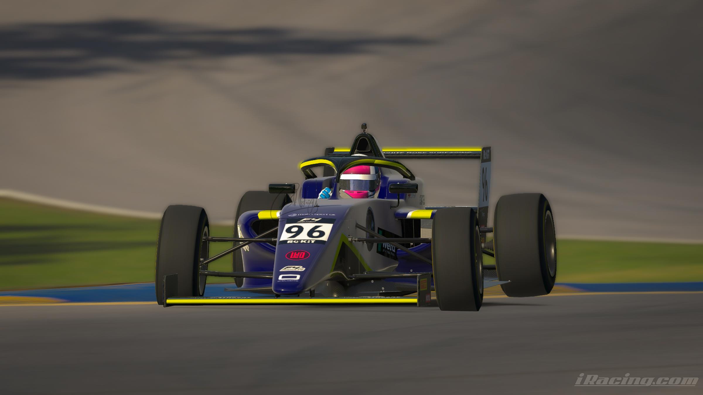 Brandon Haigh FIA F4 Livery by Brandon Haigh2 - Trading Paints