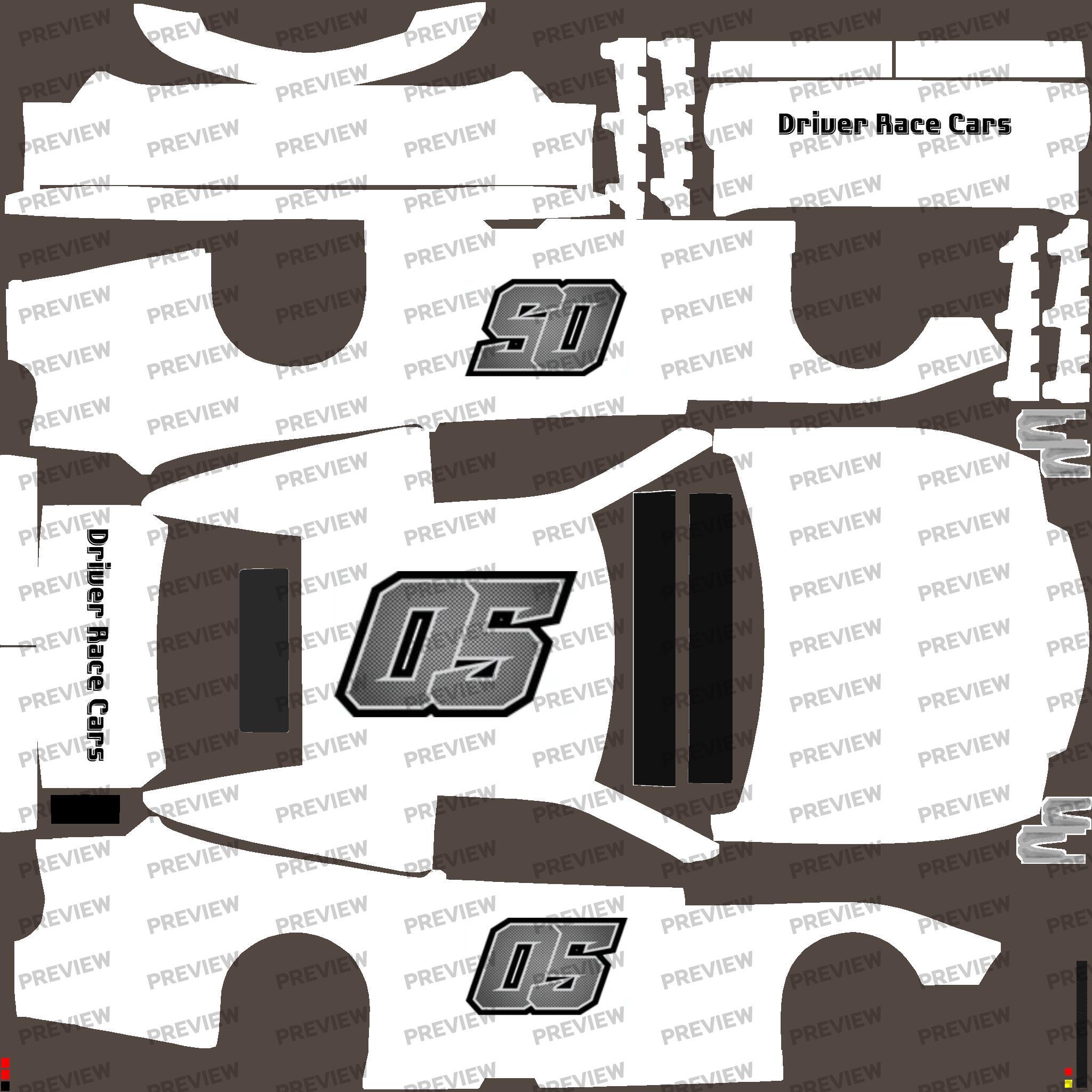 (Fictional) Driver Race Cars #05 Simple design by Rylan L. - Trading Paints