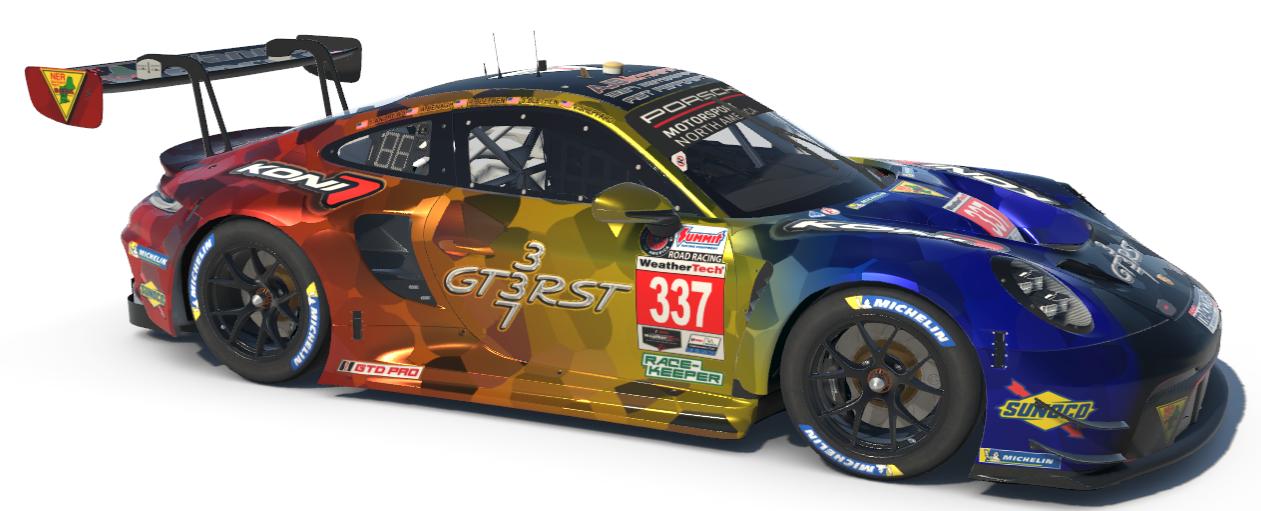 2024 337+RST+AJB Rolex 24 at Daytona Special Flame Paint Scheme ...