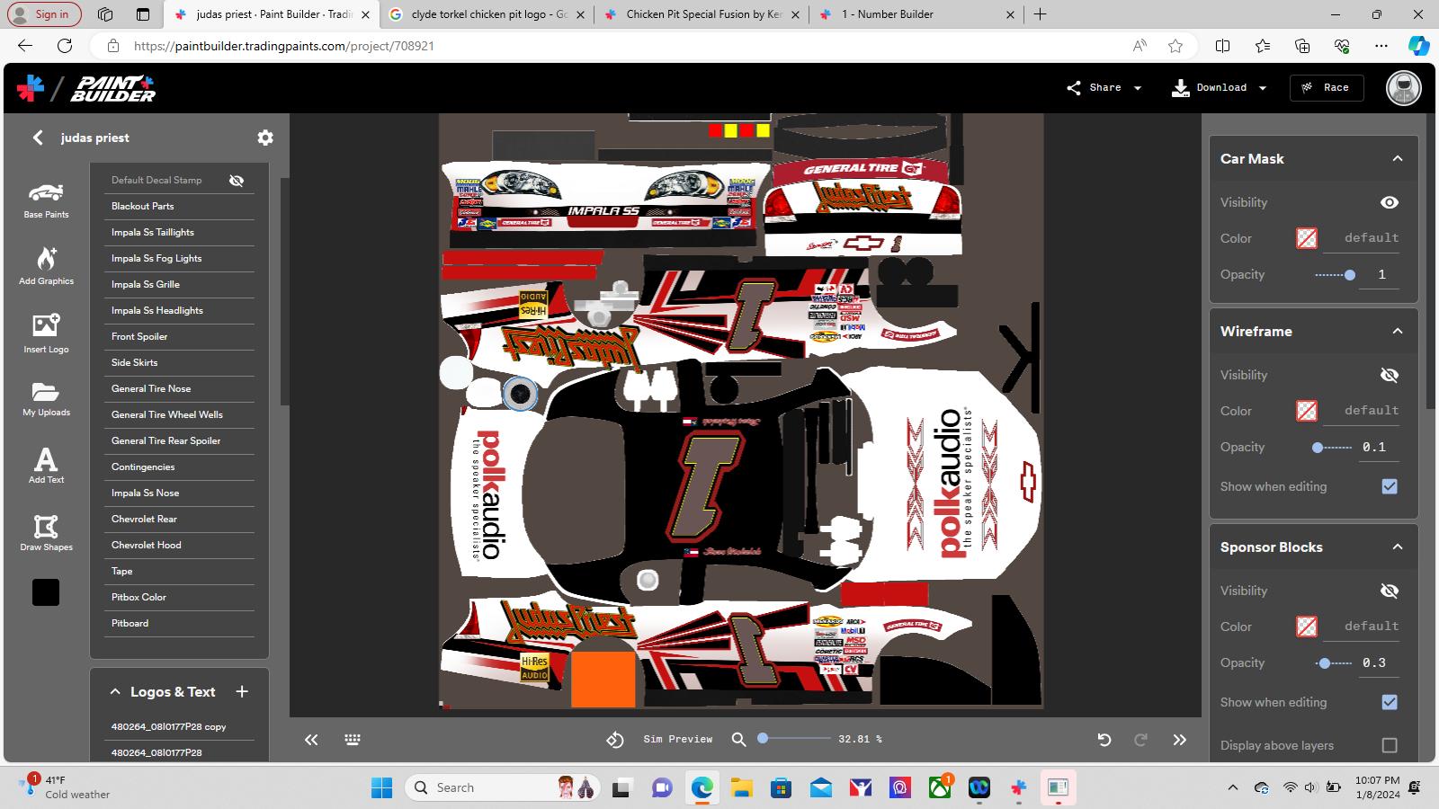 judas priest/polk audio by Stephen Melnick - Trading Paints