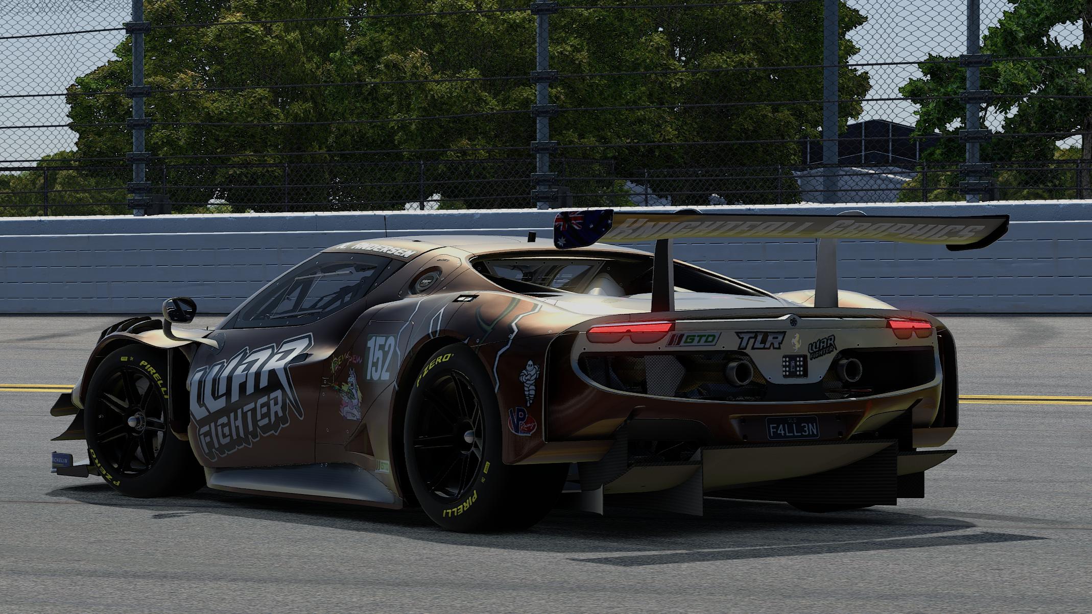 Ferrari 296GT3 in Australian Warfighter Coffee Livery by Matt J K ...