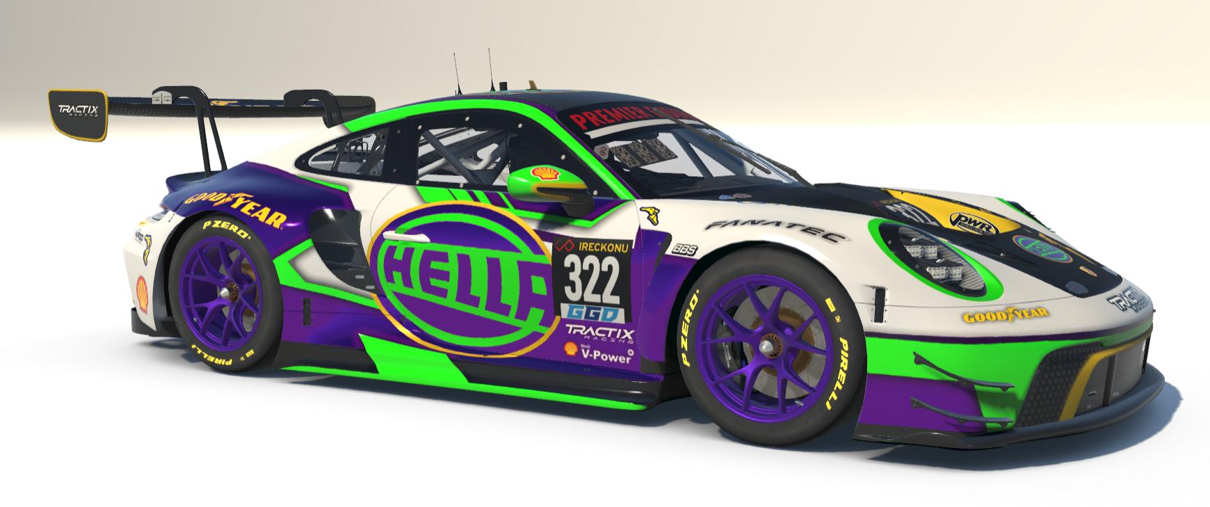 Porsche 992 GT3 R Tractix Racing Hella Goodyear v2 Off Brand by Adam ...