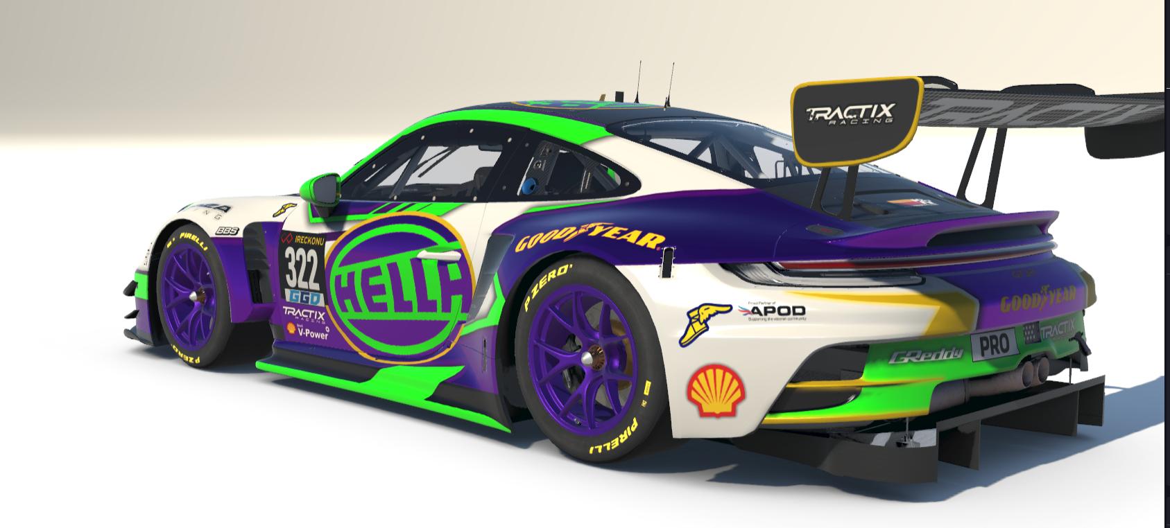 Porsche 992 GT3 R Tractix Racing Hella Goodyear v2 Off Brand by Adam ...