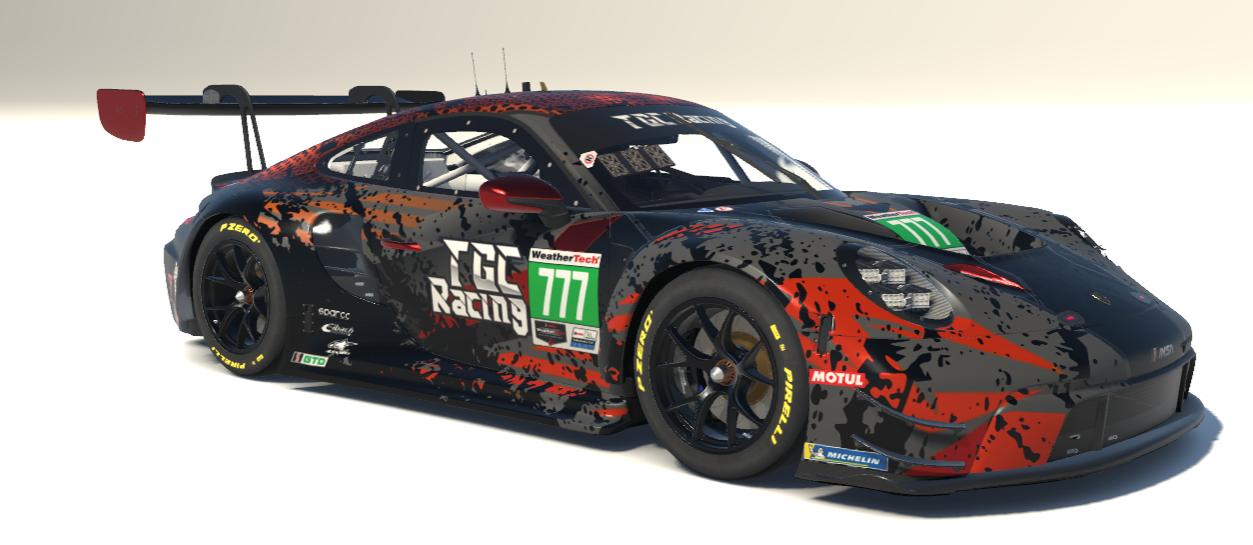 TGC Racing Team Paint Porsche 911 GT3 (992) by Stu Taylor - Trading Paints