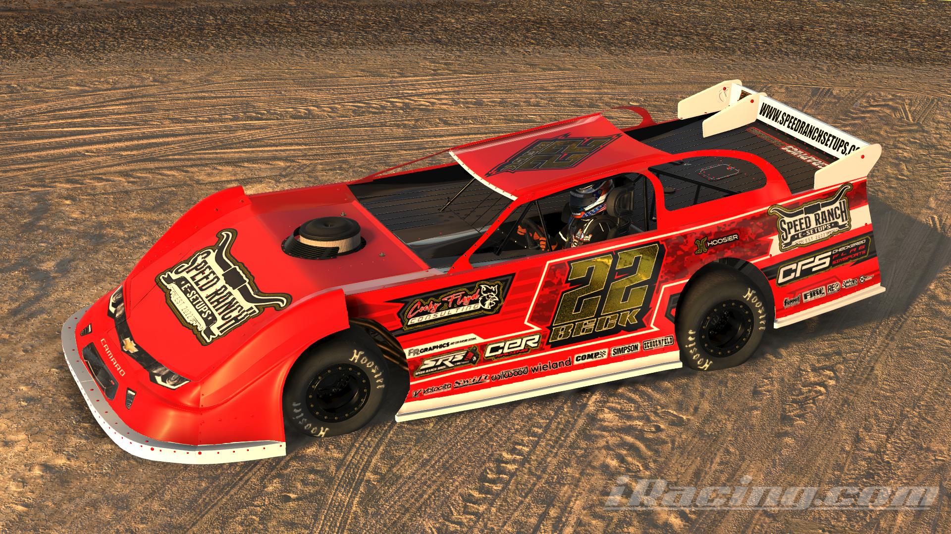 Eli Beck 2024 Dirt Latemodel by Manix Furqueron - Trading Paints