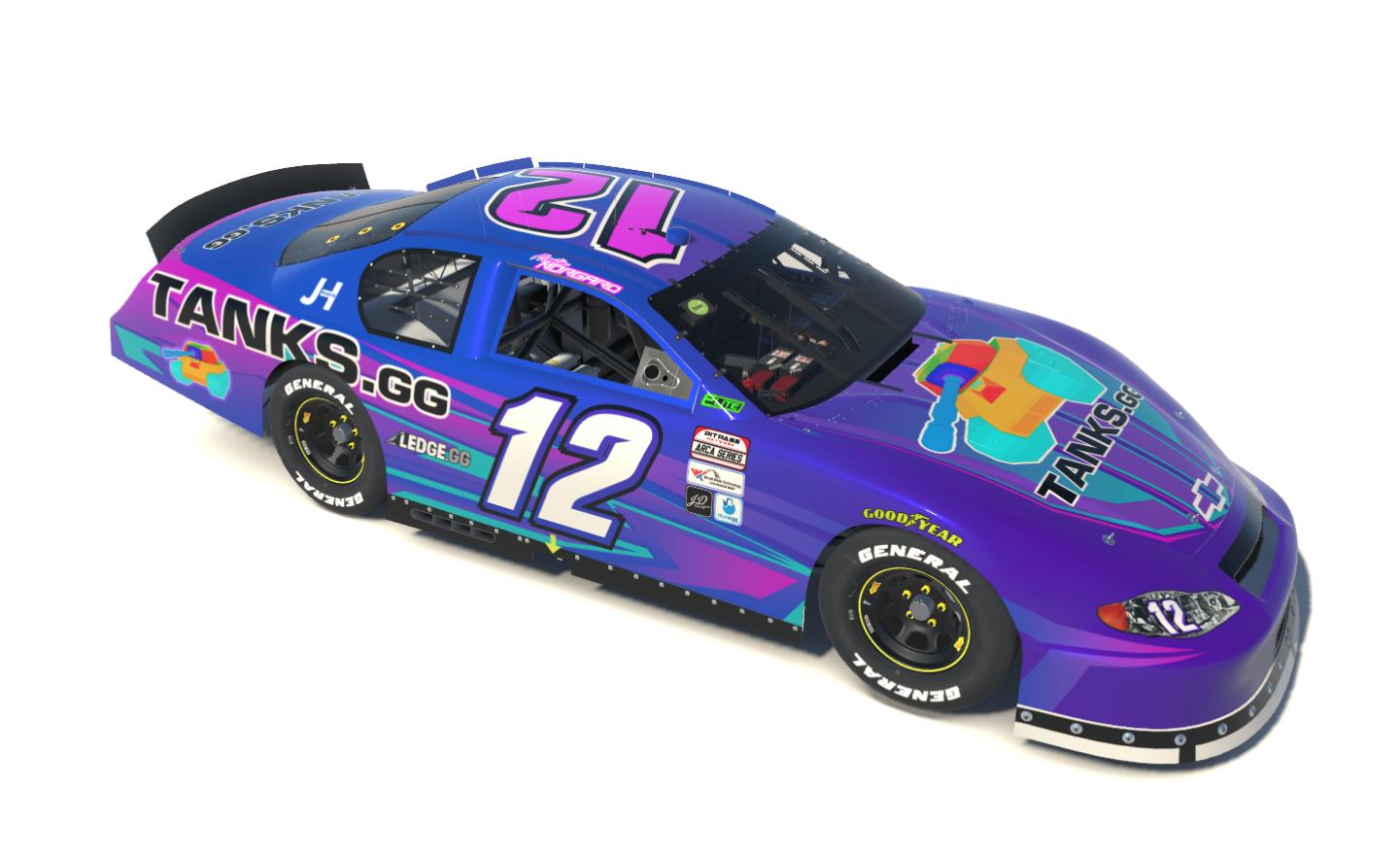 Tanks.gg #12 for Elite ARCA Series by Jimmy Hayden - Trading Paints