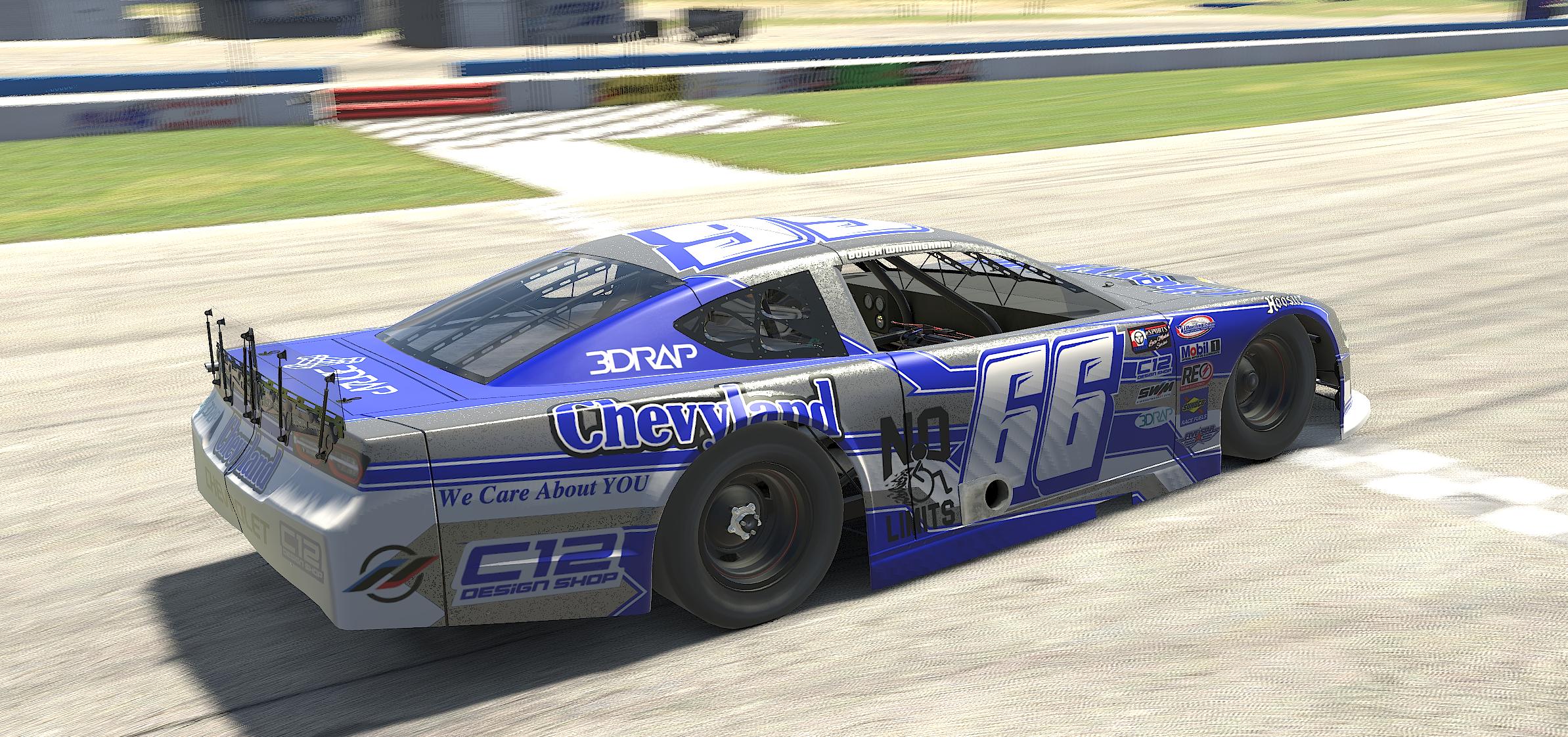 Bubba Winninghams #66 Super Late Model Camaro by Colby Whipple ...