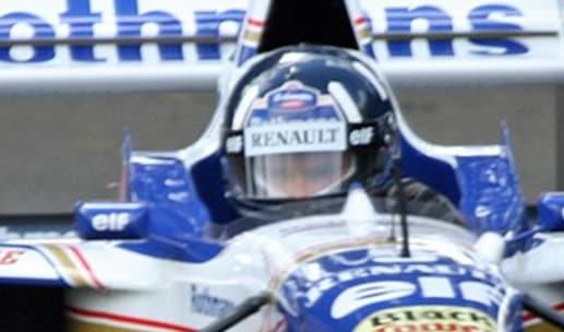 Damon Hill 1996 Rothmans Helmet by Bruce Funderburg - Trading Paints