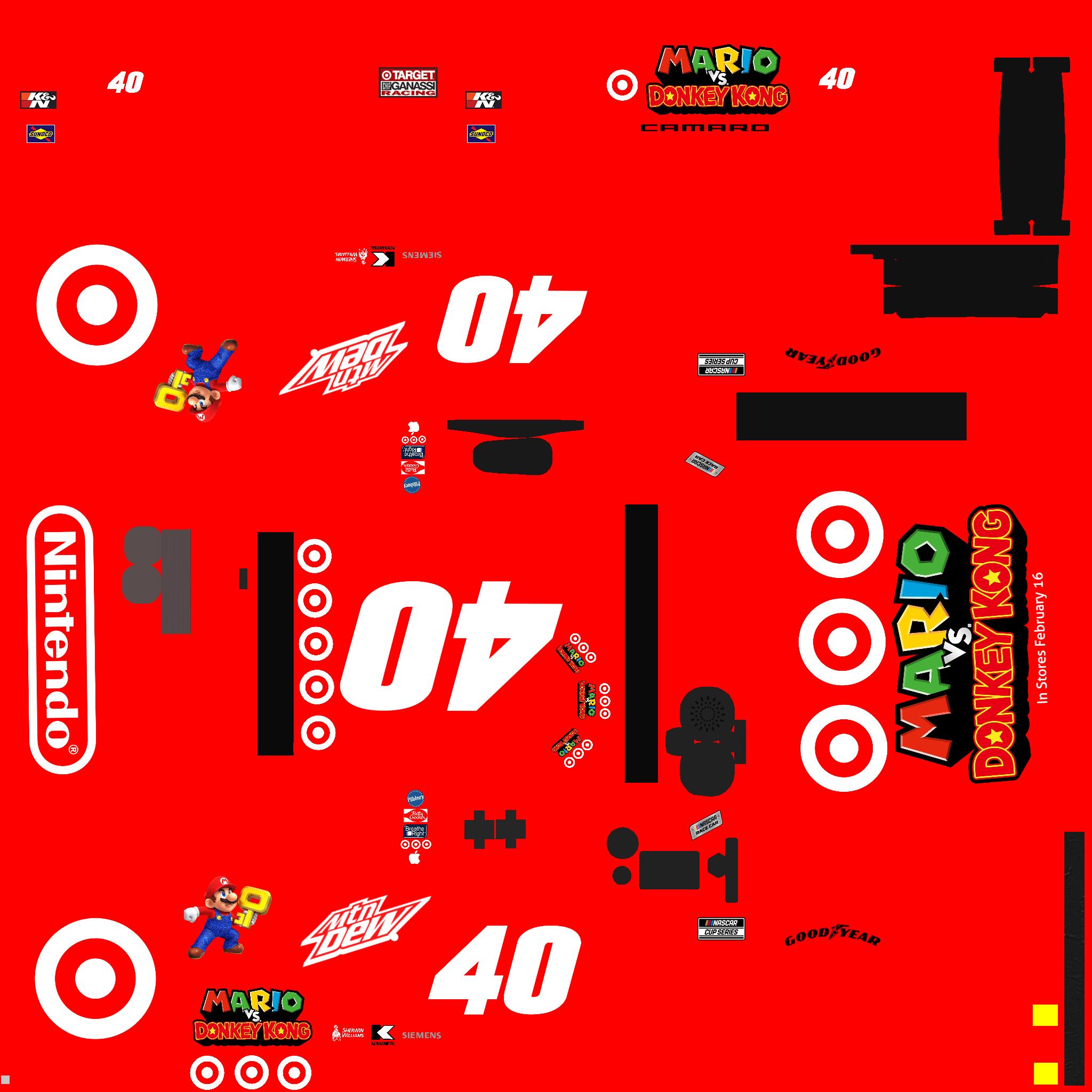 Target Mario Vs Donkey Kong Mario by Brenden Broberg - Trading Paints