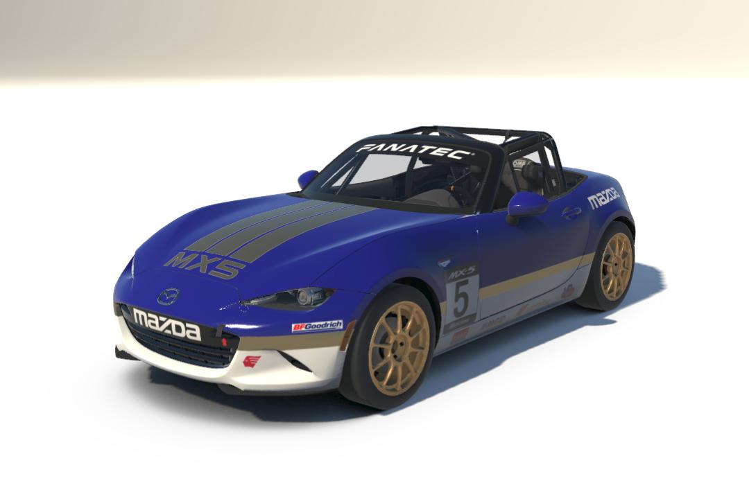 MX5 Triple Stripe (Base Blue) by Rob S. - Trading Paints