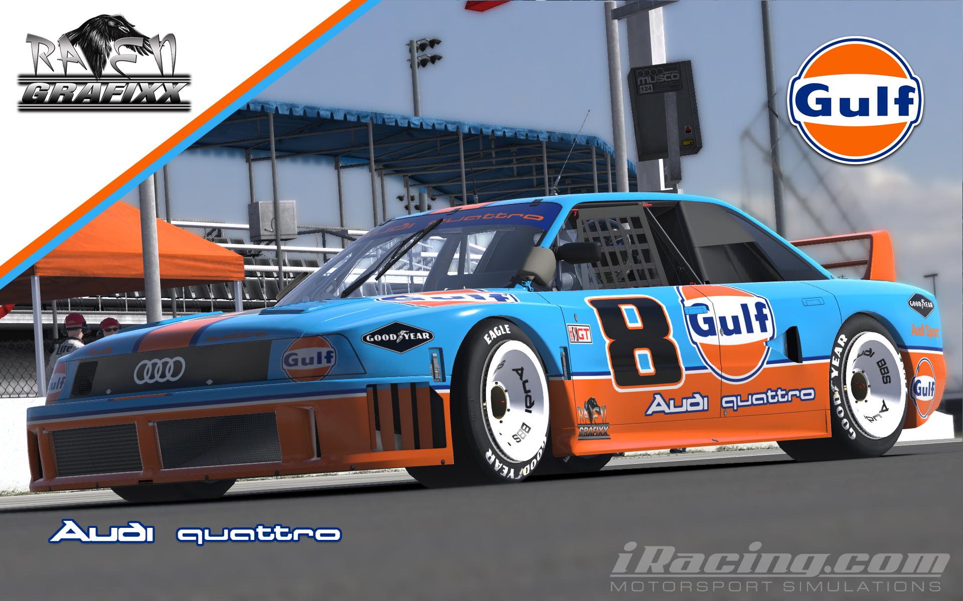 Gulf Audi 90 GTO by Doyle Lowrance - Trading Paints