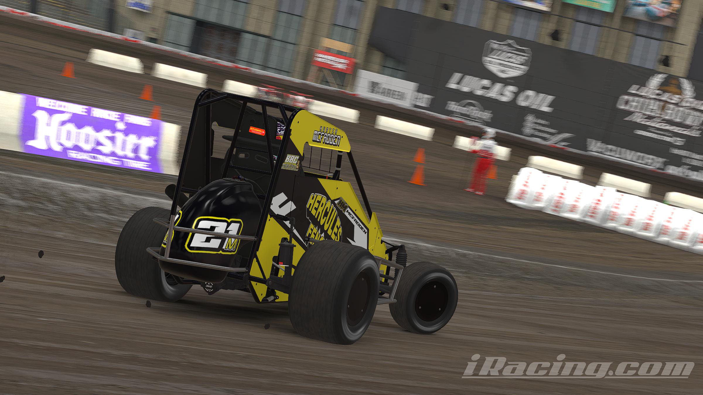 Hunter McFadden 2024 Cole Dewease Sim Racing Midget by Brady Beavers ...