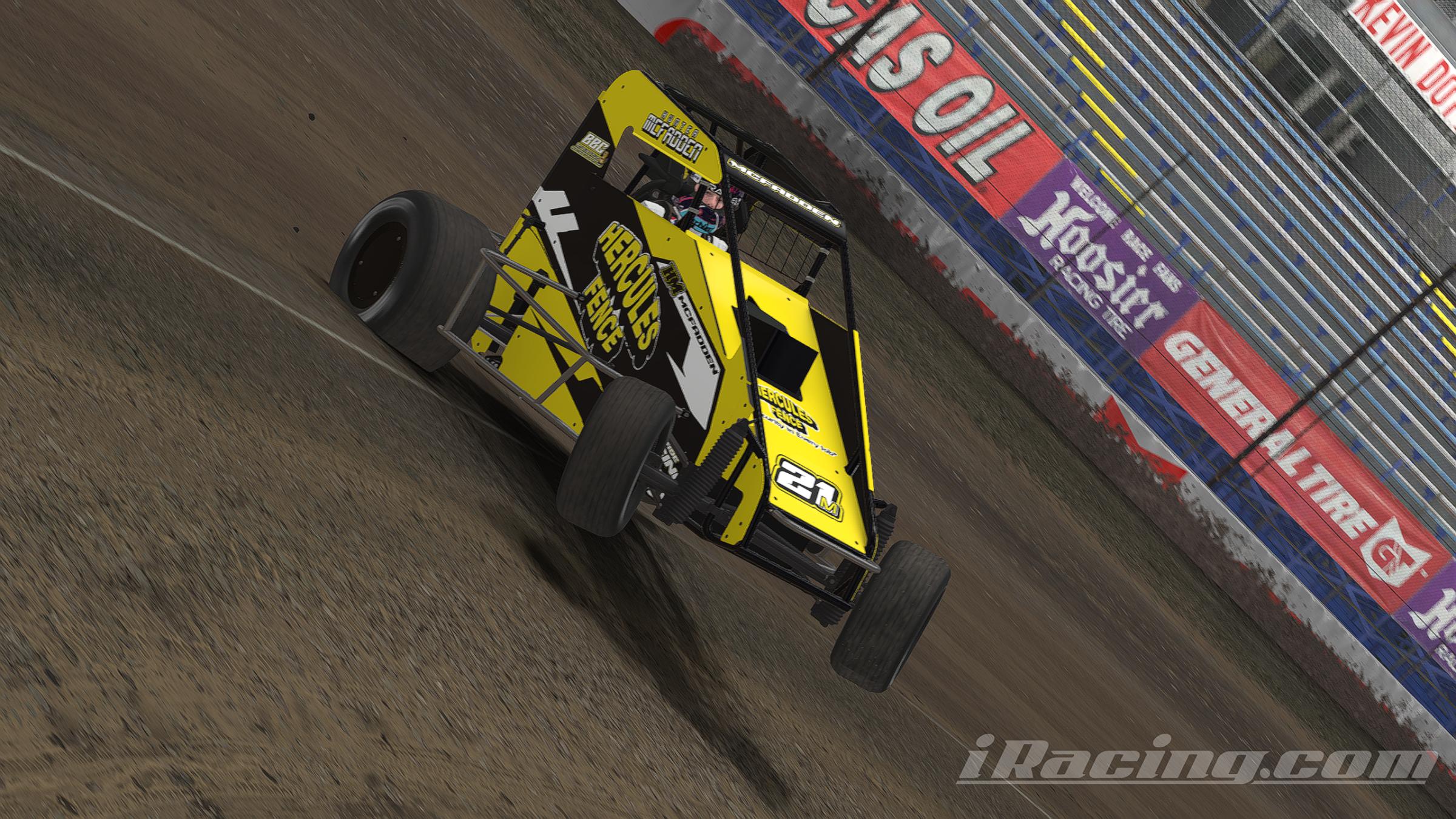 Hunter McFadden 2024 Cole Dewease Sim Racing Midget by Brady Beavers ...
