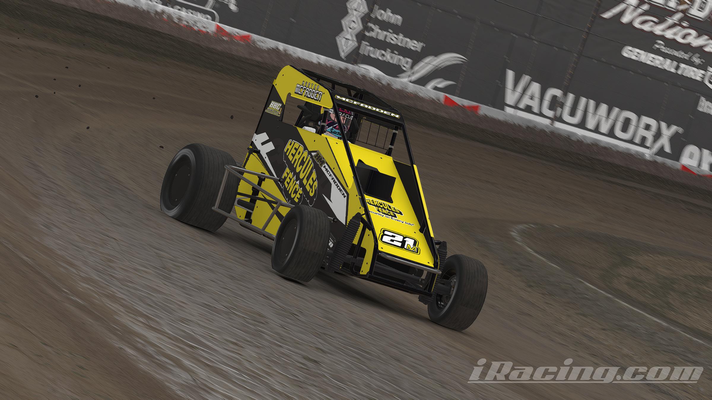 Hunter McFadden 2024 Cole Dewease Sim Racing Midget by Brady Beavers ...