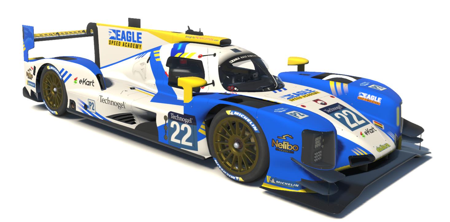 Eagle Speed Academy Dallara P217 2024 by Pieter Cuypers - Trading Paints