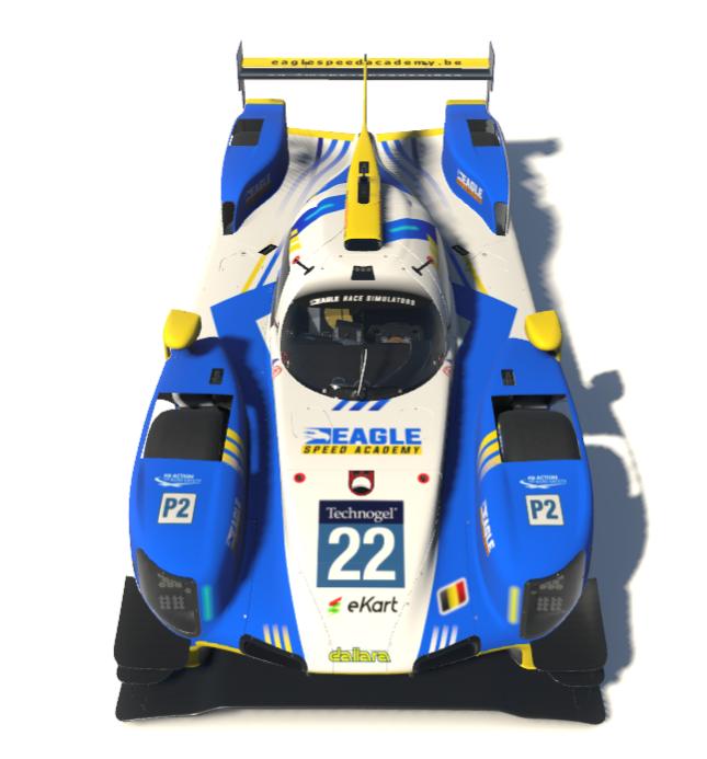 Eagle Speed Academy Dallara P217 2024 by Pieter Cuypers - Trading Paints