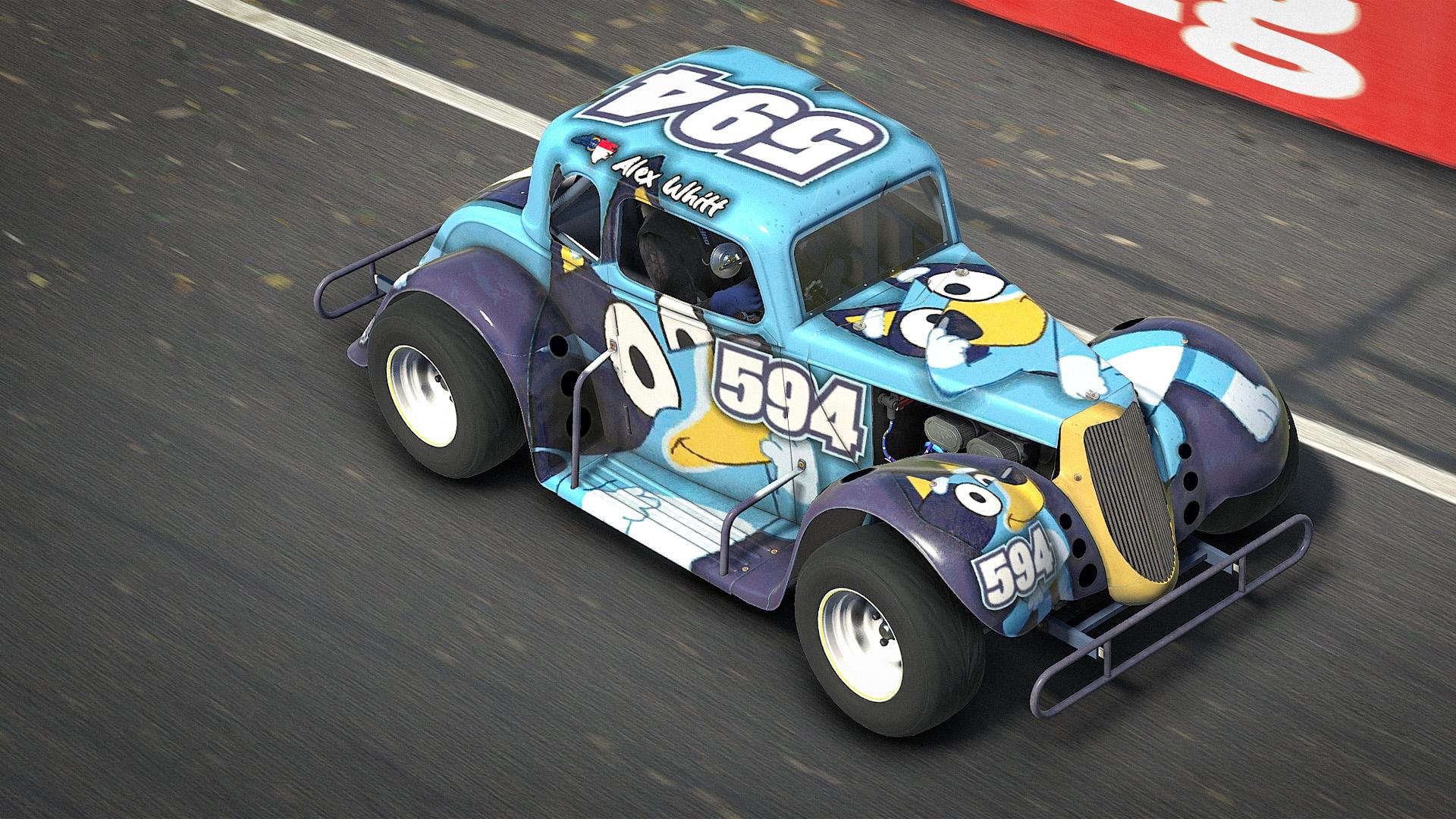 Bluey Legends Ford 34 Coupe by Alex Whitt - Trading Paints