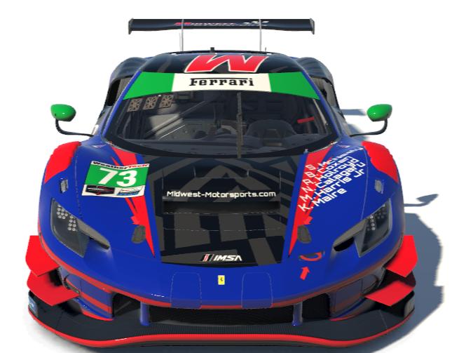 IMSA Daytona 24 Midwest Motorsports Ferrari 296 by Aaron M Holroyd ...