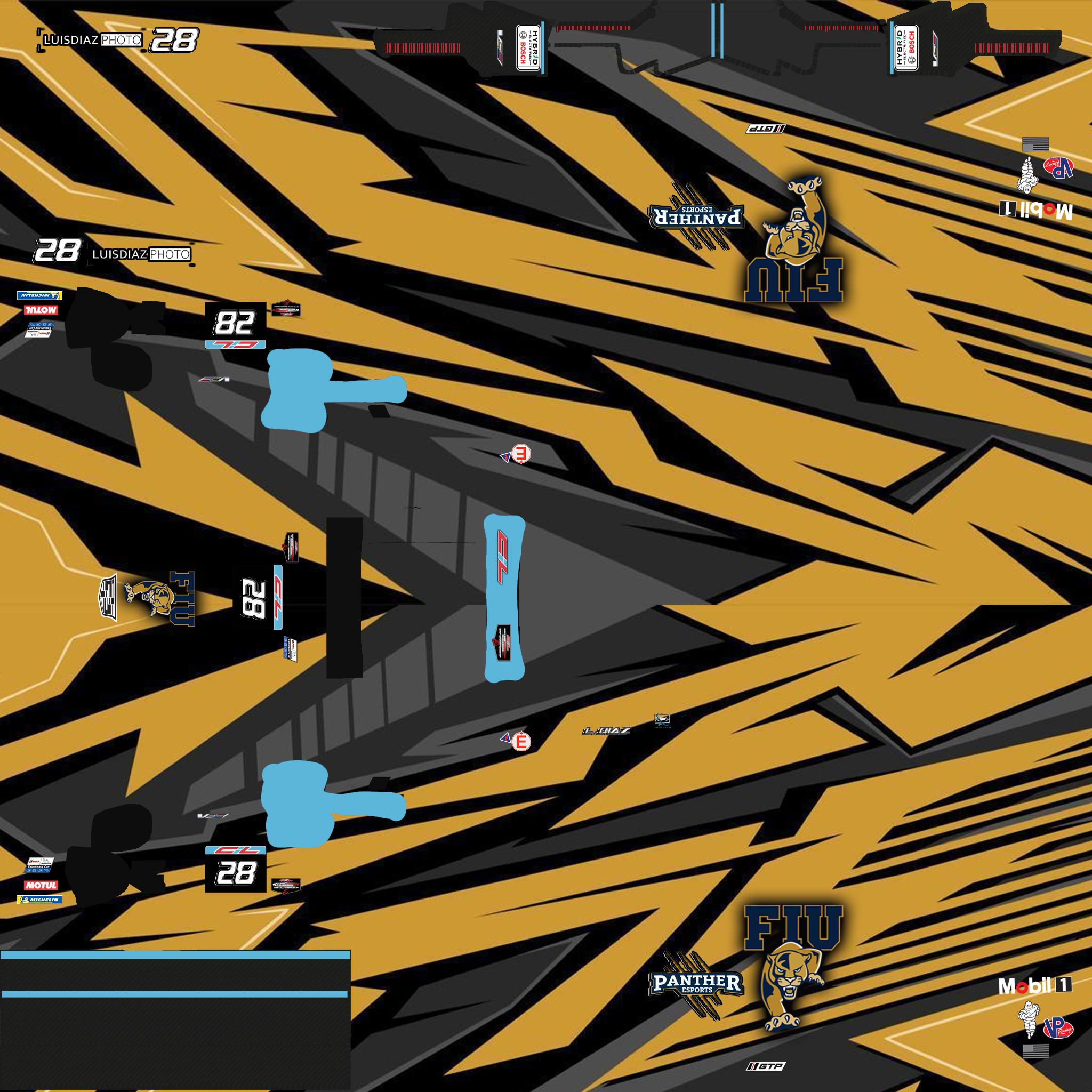 FIU Luis Cadillac VSeriesR GTP by Kevin Urguelles - Trading Paints