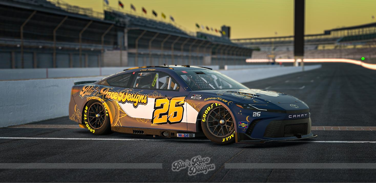 #26 Blus Race Designs Dreams NG Camry by Noah O. - Trading Paints
