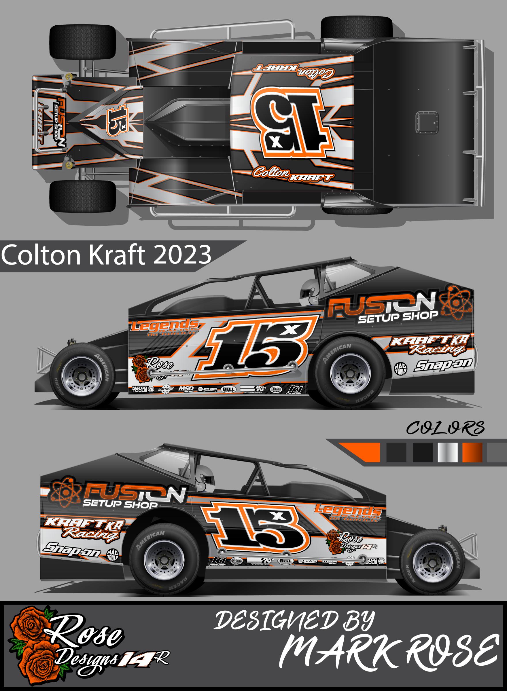 Colton Krafts 2023s4 Iracing big block wrap by Mark R Rose - Trading Paints