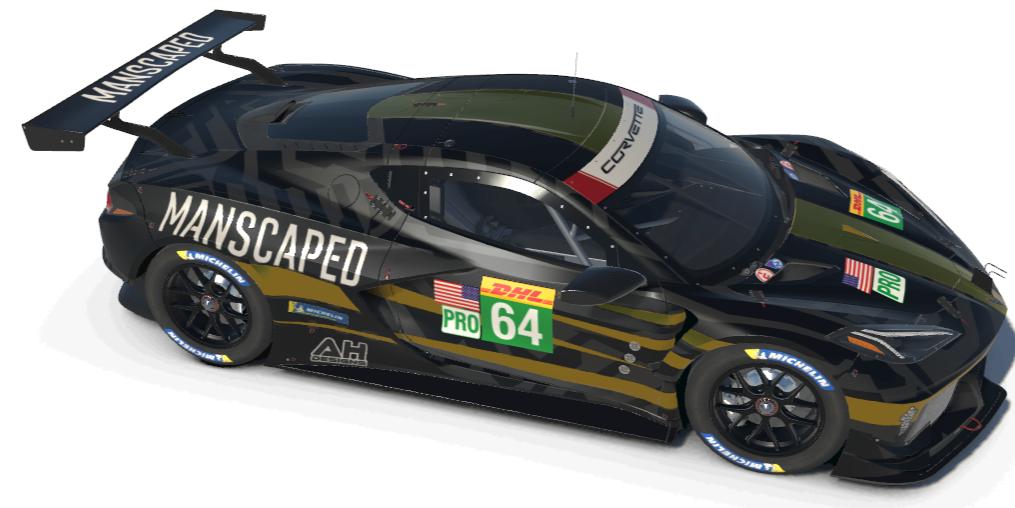 Manscaped Corvette C8.R GTE by Aaron M Holroyd - Trading Paints