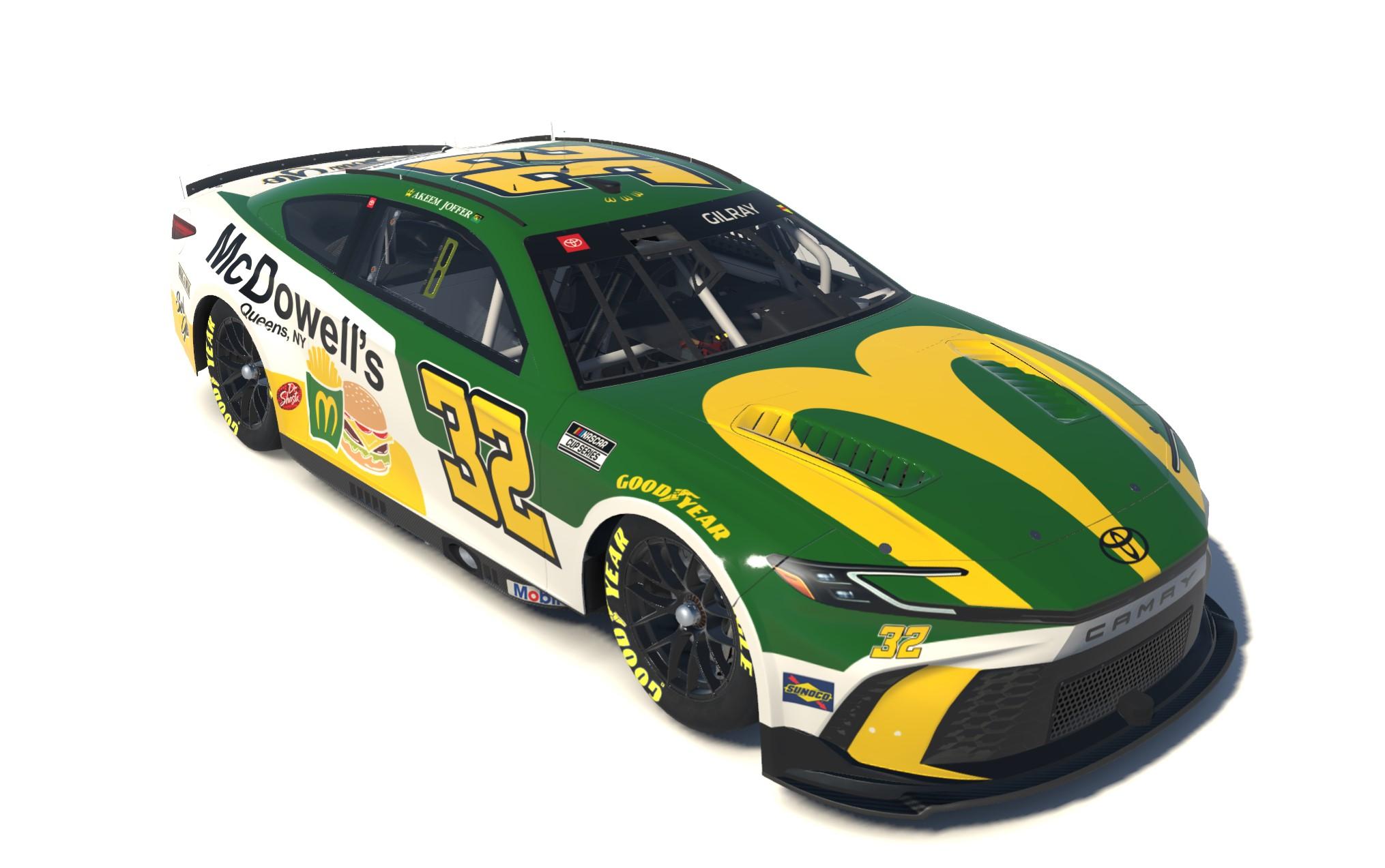 Akeem Joffer McDowells 2024 Toyota Camry by Derek Gilray - Trading Paints