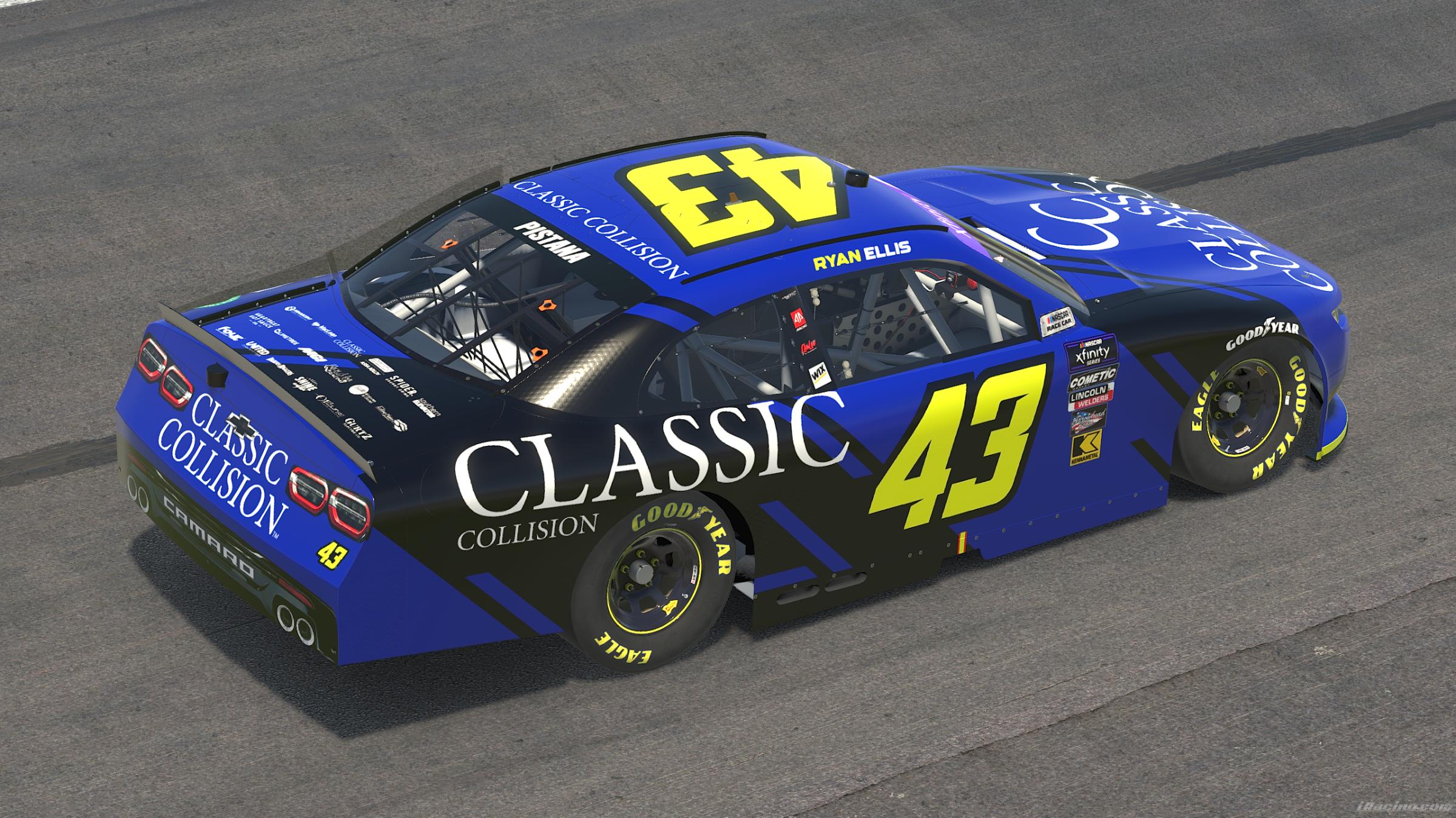 2024 Ryan Ellis #43 Classic Collision by Ryan Pistana - Trading Paints