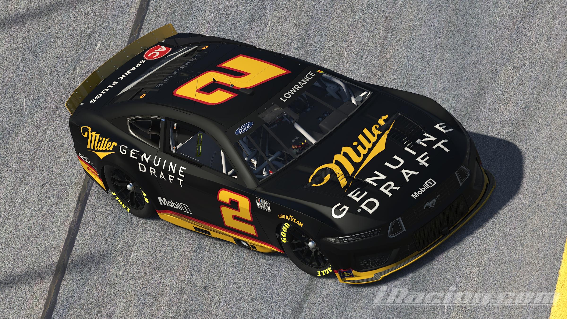 Miller Genuine Draft Ford Mustang Nextgen v1C 2024 TP by Doyle Lowrance ...