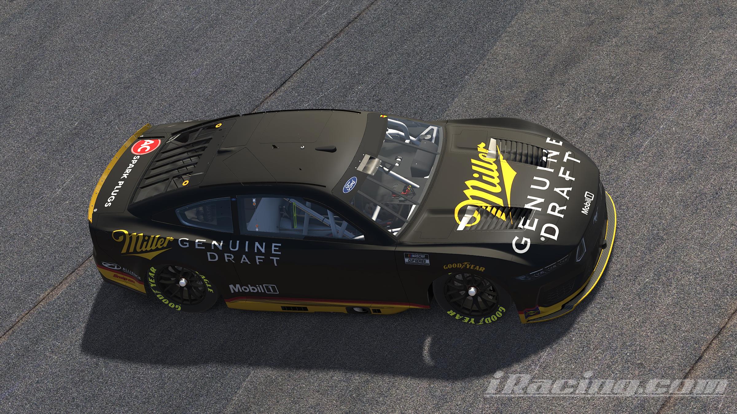 Miller Genuine Draft Ford Mustang Nextgen v1C 2024 TP by Doyle Lowrance ...