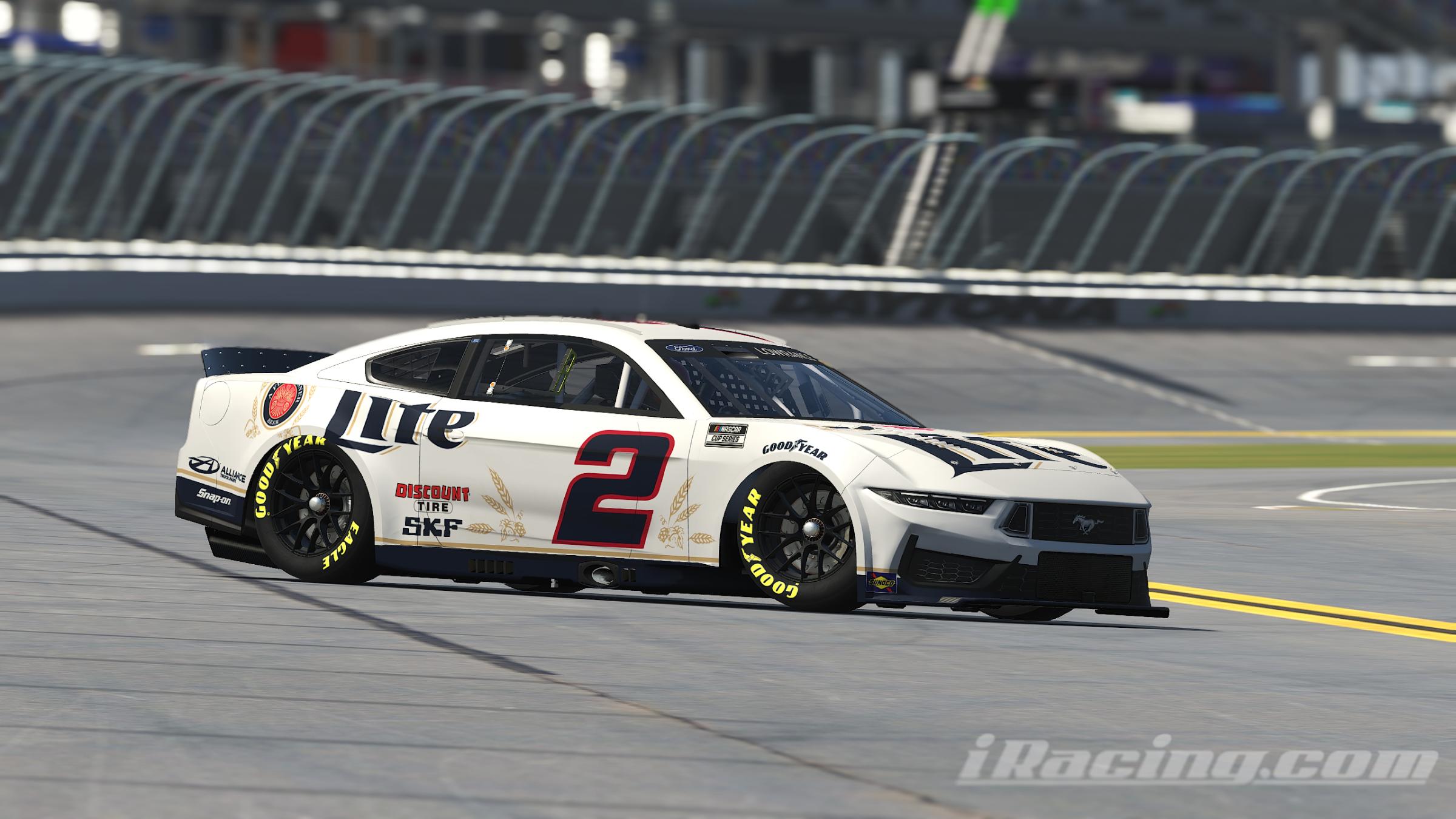 Miller Lite Ford Mustang Nextgen v2D 2024 TP by Doyle Lowrance ...
