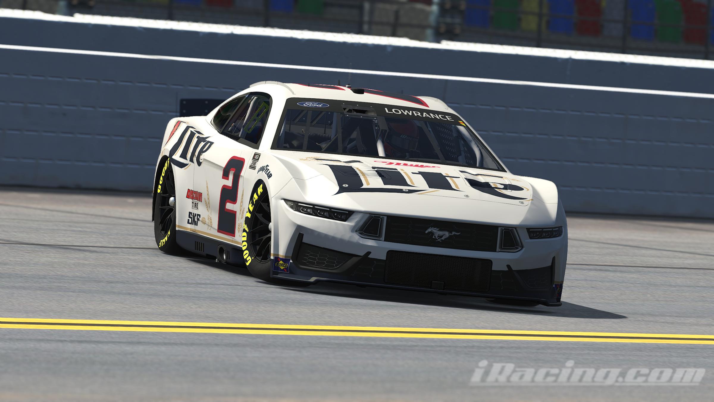 Miller Lite Ford Mustang Nextgen v2D 2024 TP by Doyle Lowrance ...