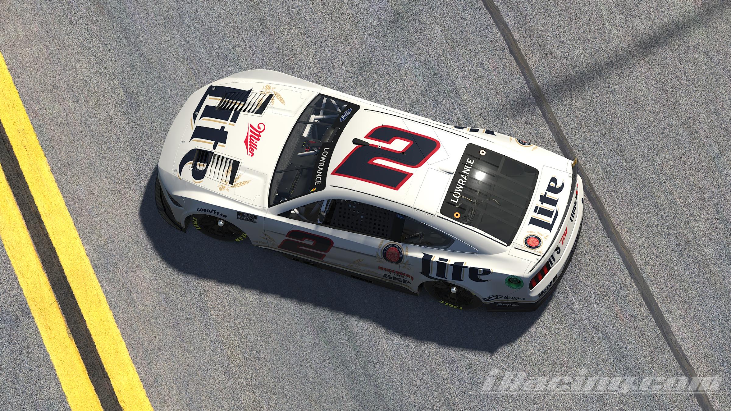 Miller Lite Ford Mustang Nextgen v2D 2024 TP by Doyle Lowrance ...