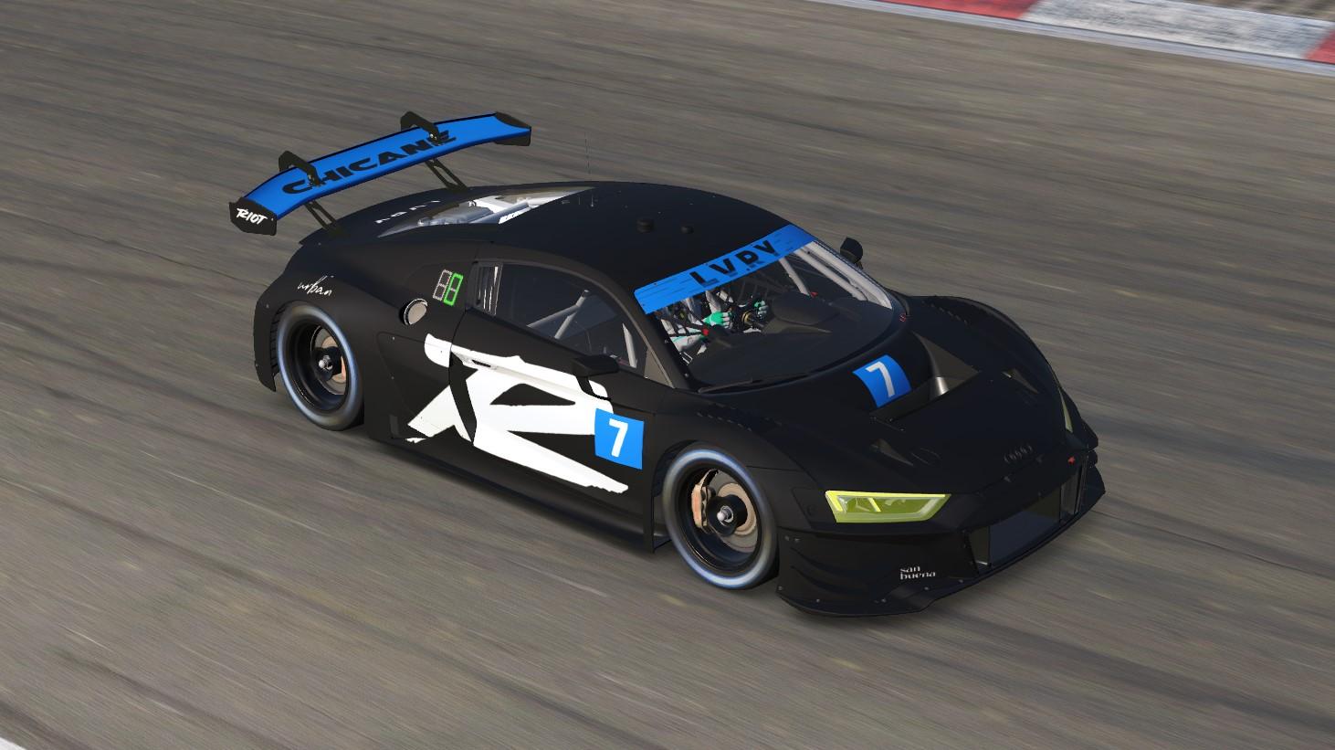 RIOT Motorsport Audi Evo II GT3 Blue by Myller D. - Trading Paints