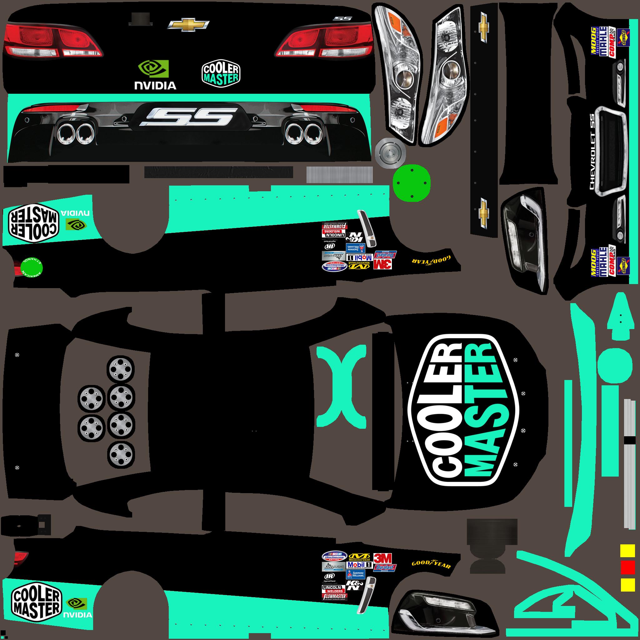 Cooler Master/Nvidia Paint Scheme by Travis Oliver - Trading Paints