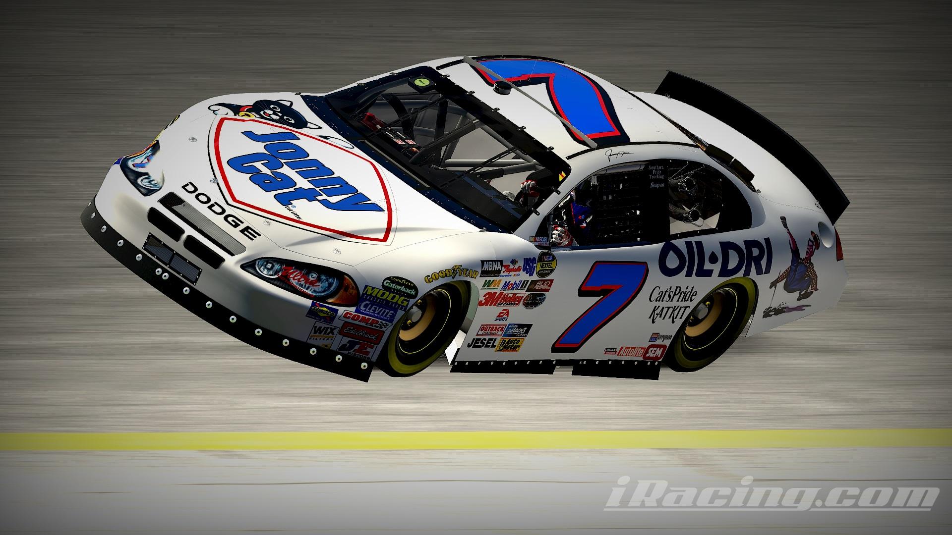 #7 Jimmy Spencer 2004 Jonny Cat Oil Dri Dodge Sim Stamped Number by ...