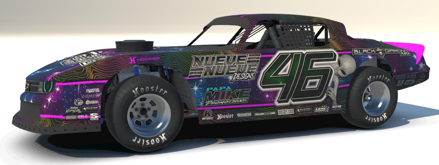 Wayne Pearce #46 Space Dirt Street Stock by Triston Sikes - Trading Paints