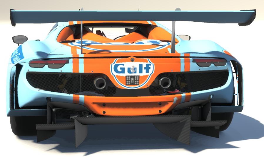 Gulf Ferrari 296 GT3 by Todd Schwarz - Trading Paints