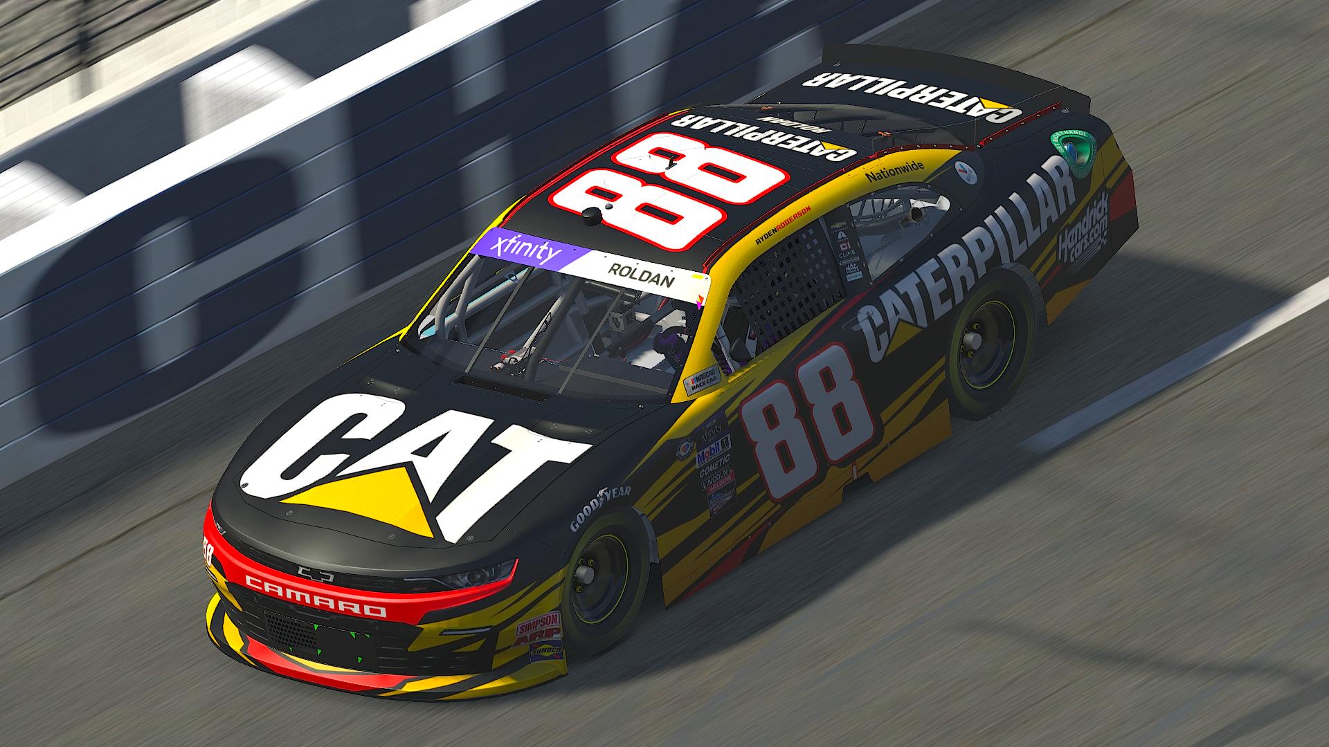 #88 Ayden Roberson Caterpillar Custom by Diego Roldan - Trading Paints