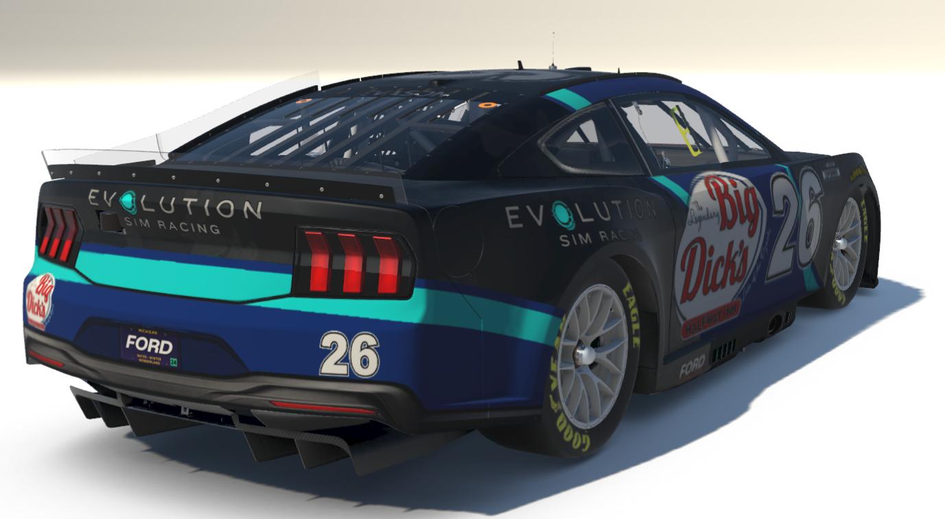 Big Dicks Halfway Inn Evo Sim Racing Mustang Next Gen by Stephen Evason ...