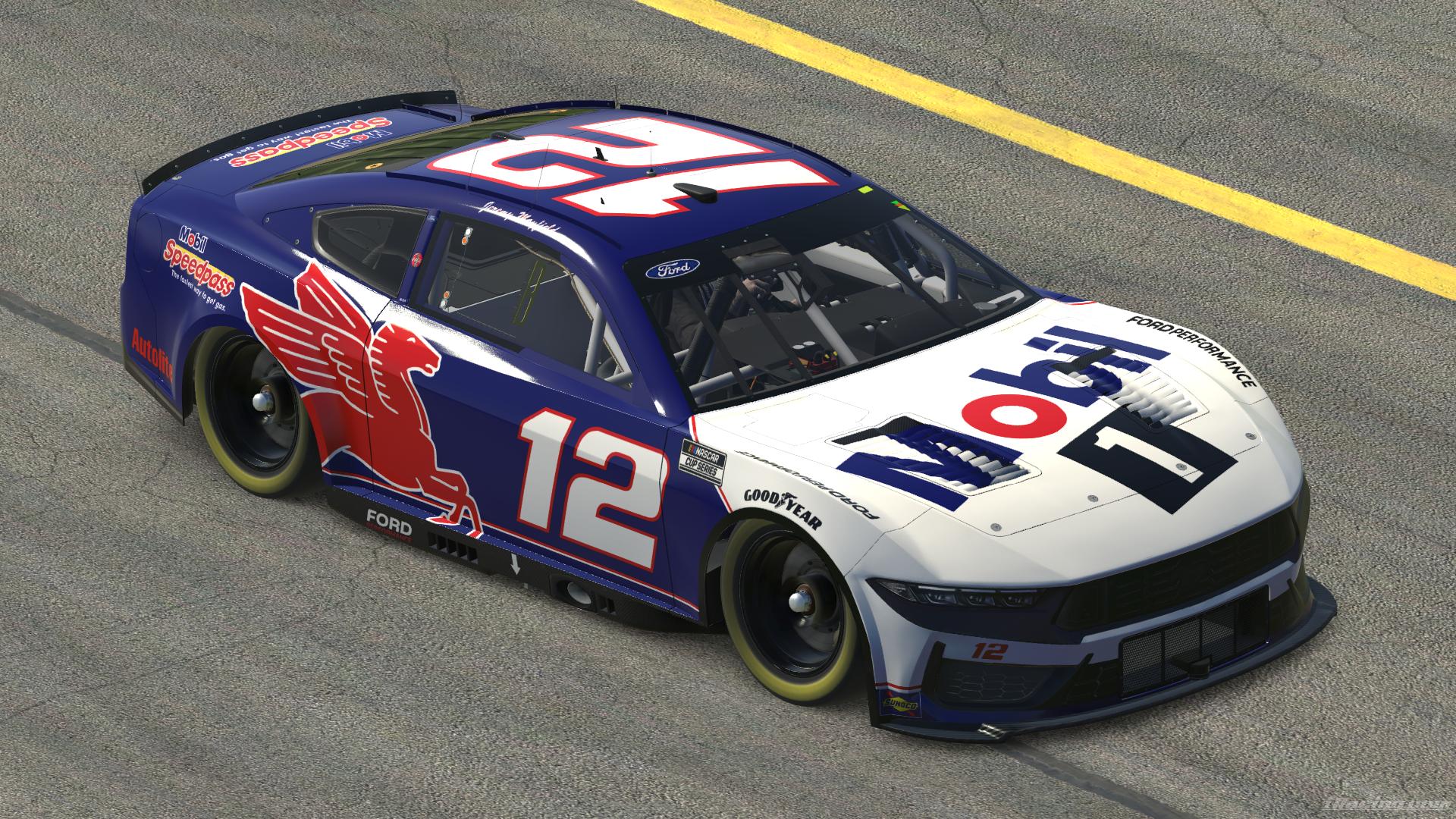 (No #) 1999 Jeremy Mayfield #12 Mobil 1 Ford Mustang Dark Horse by ...