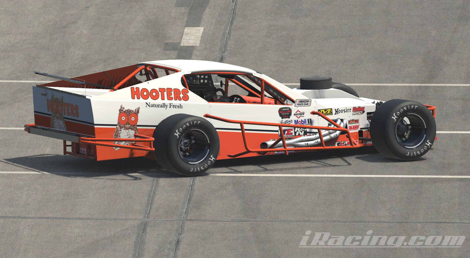 HOOTERS Modified Asphalt (NO NUMBERS) by Scott Van Ness - Trading Paints
