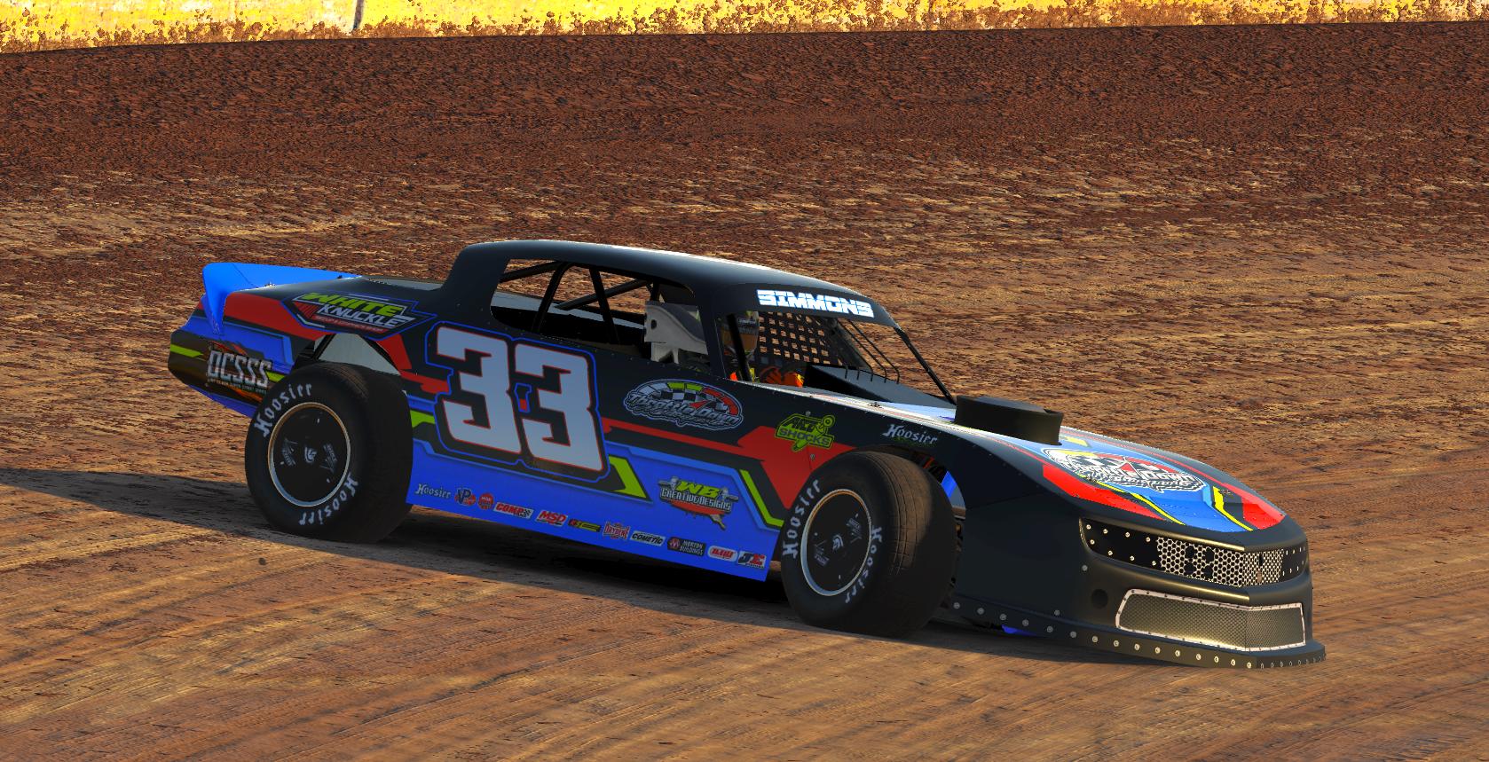 Dillon Simmons BLK BLU ORN YLW DSS by Wade B. - Trading Paints