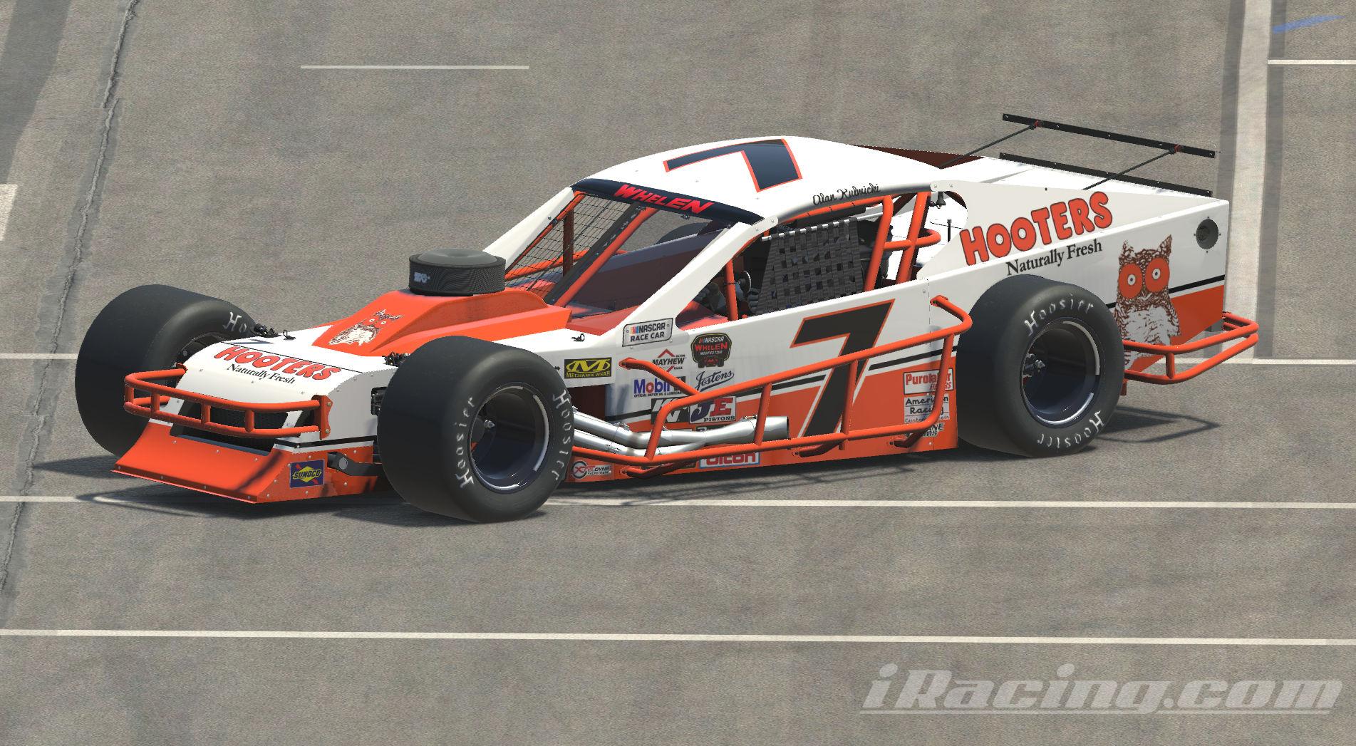 #7 HOOTERS Modified Asphalt by Scott Van Ness - Trading Paints