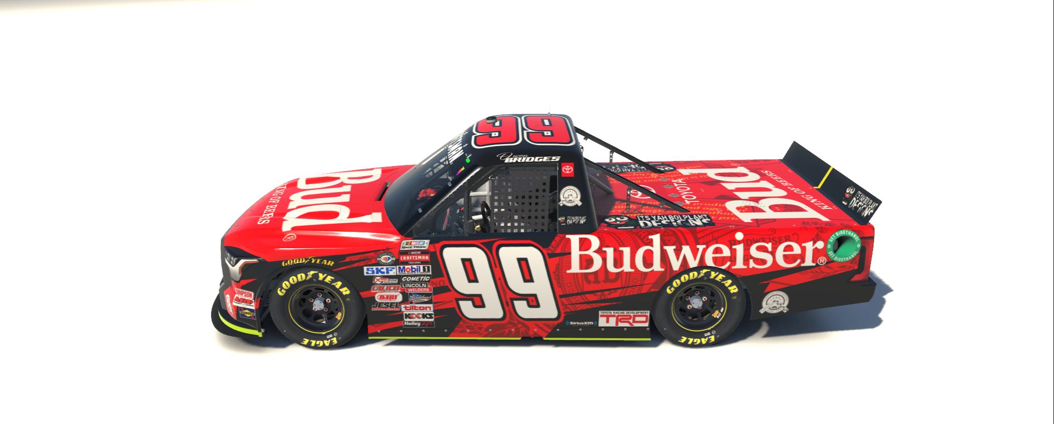 Budweiser Custom # by Daniel Plant Smith - Trading Paints